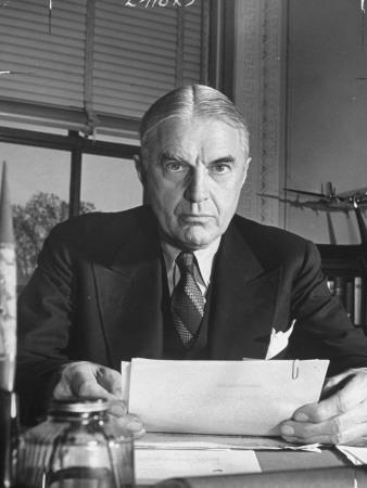 'William L. Clayton Sitting at His Desk' Photographic Print ...