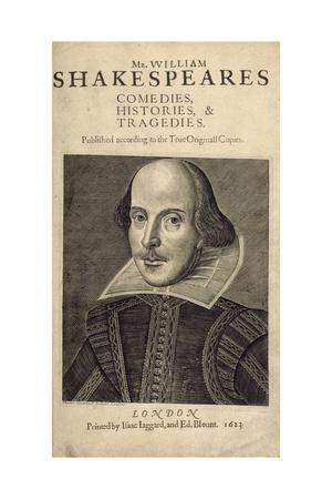 'William Shakespeare' Giclee Print - Droeshout | AllPosters.com