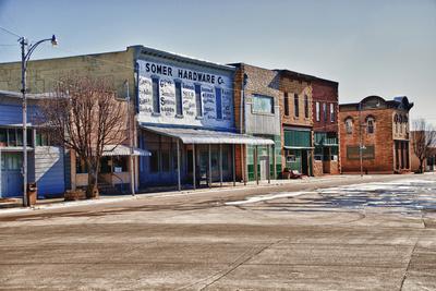 'Wilson, Kansas, Kansas, USA' Photographic Print - Michael Scheufler ...
