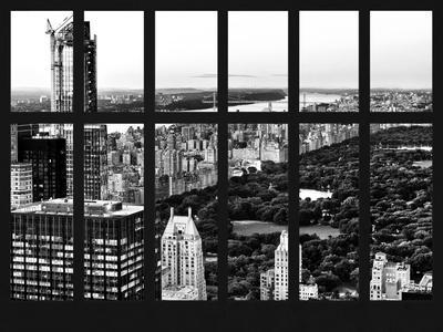'Window View - Central Park at Sunset - Manhattan - New York City ...