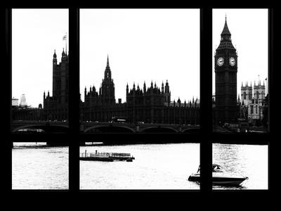 'Window View of Parliament and Westminster Bridge - Big Ben - River ...