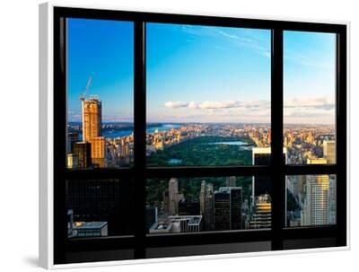 'Window View, Special Series, Central Park, Sunset, Manhattan, New York ...
