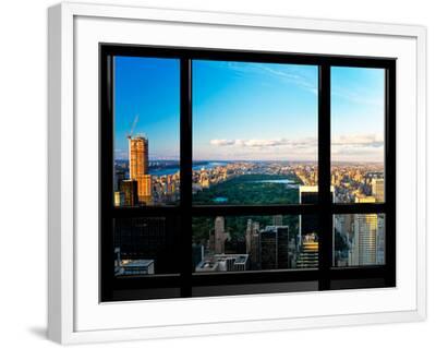 'Window View, Special Series, Central Park, Sunset, Manhattan, New York ...