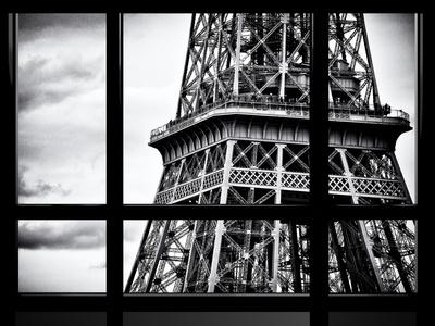 'Window View, Special Series, Close View Detail of the Eiffel Tower ...