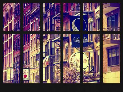 'Window View - Urban View - Building Facade in Little Italy District ...