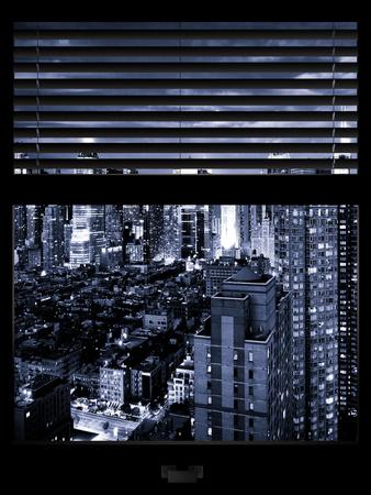 'Window View with Venetian Blinds: 42nd Street and Times Square at Blue ...
