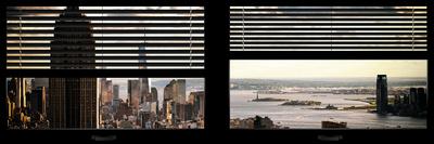 'Window View with Venetian Blinds: Panoramic Format' Photographic Print ...