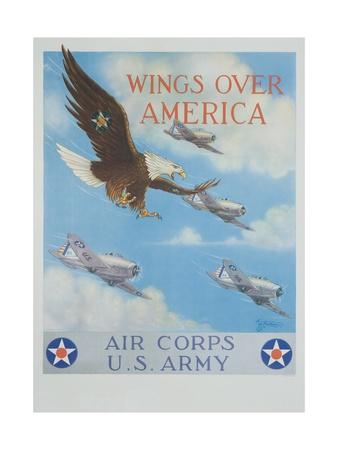 'Wings over America' Giclee Print - Tom Woodbury | AllPosters.com