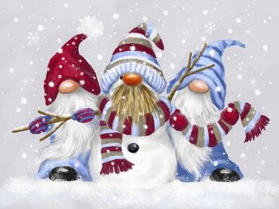 'Winter Gnomes' Giclee Print - Makiko | AllPosters.com