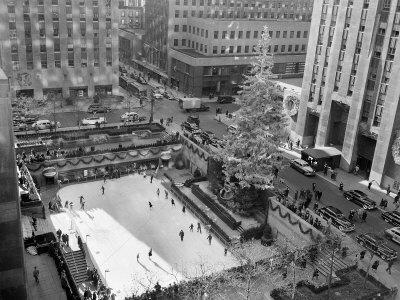 'With the Famed Rockefeller Center Christmas Tree Rising Above Them ...