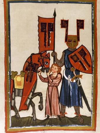 'Wolfram Von Eschenbach (Ca.1170-1220), German Poet, Author of ...