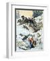 'Wolves Attack Sleigh Convoy Scandinavia (March 1903)' Giclee Print ...