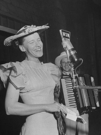 'Woman Performing Onstage at the Grand Ole Opry' Photographic Print ...