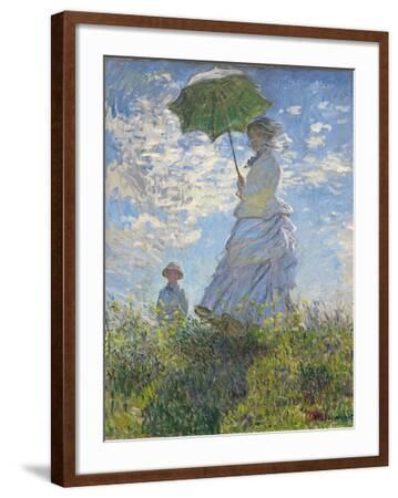 'Woman with a Parasol - Madame Monet and Her Son, 1875' Giclee Print ...