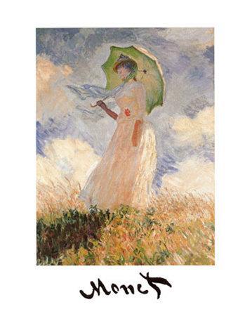 'Woman With Umbrella' Prints - Claude Monet | AllPosters.com