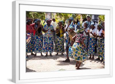 'Women and Men Dancing in Traditional Dress, Benguela, Angola ...