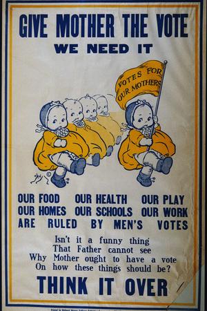 'Women's Suffrage Poster' Photographic Print - David J. Frent ...