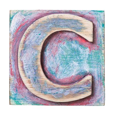 'Wooden Alphabet Block, Letter C' Poster - donatas1205 | AllPosters.com