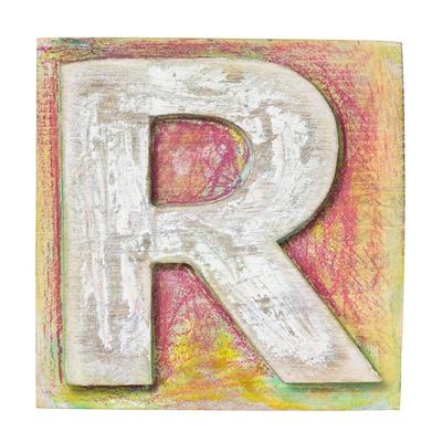 'Wooden Alphabet Block, Letter R' Prints - donatas1205 | AllPosters.com