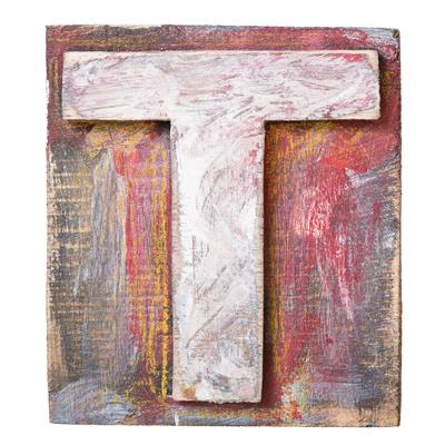 'Wooden Alphabet Block, Letter T' Posters - donatas1205 | AllPosters.com