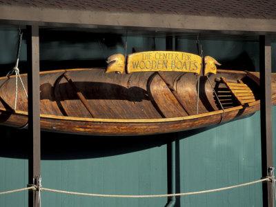 'Wooden Boat Hanging at The Center for Wooden Boats, Seattle ...