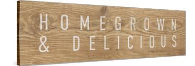 'Wooden Message - Grown' Stretched Canvas Print - Rufus Coltrane ...