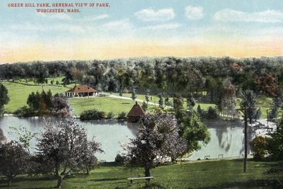 'Worcester, Massachusetts - View of Green Hill Park' Prints - Lantern ...