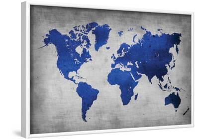 'World Map 10' Posters - NaxArt | AllPosters.com