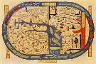 World Map of a Flat Earth, Printed by Beatus Rhenanus (Bild Aus Rheinau ...