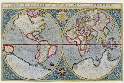 'World Map of Mercator (1587) - after “Gerardi Mercatoris Atlas Sive ...