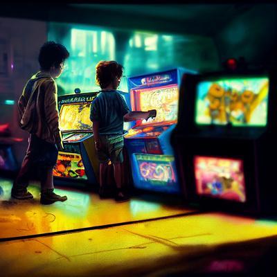 'Kids Arcade Game Play' Poster - Wumples | AllPosters.com