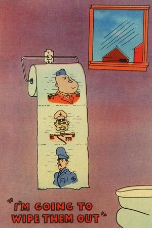 'WWII Propaganda - I'm Going to Wipe Them Out' Poster - Lantern Press ...