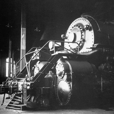 'Y-6 Compound Mallet Freight Steam Locomotive Belonging to the Norfolk ...