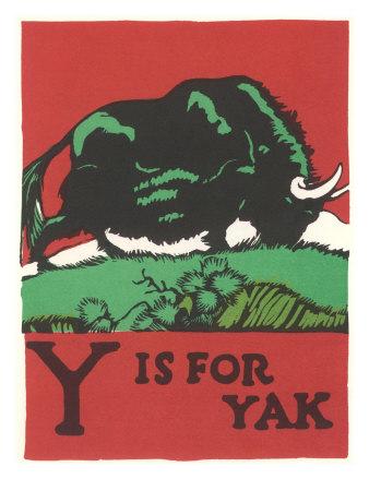 'Y is for Yak' Posters | AllPosters.com