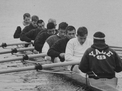 'Yale Crew Rowing During Training' Photographic Print | AllPosters.com