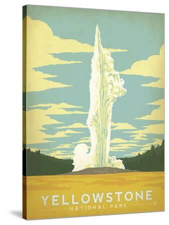 'Yellowstone National Park' Stretched Canvas Print - Anderson Design ...