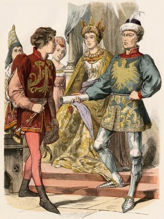 'Young Man of the Nobility of the Duche of Burgundy (France), 15Th ...