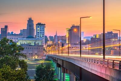 'Youngstown, Ohio, USA downtown skyline at twilight' Photo | AllPosters.com