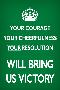 'Your Courage Will Bring Us Victory (Motivational, Green)' Prints ...