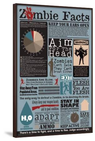 'Zombie Facts' Poster | AllPosters.com
