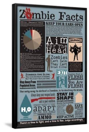 'Zombie Facts' Poster | AllPosters.com