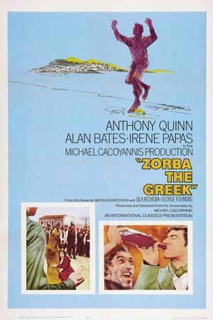 'Zorba the Greek (aka Alexis Zorbas), Anthony Quinn, 1964' Poster ...