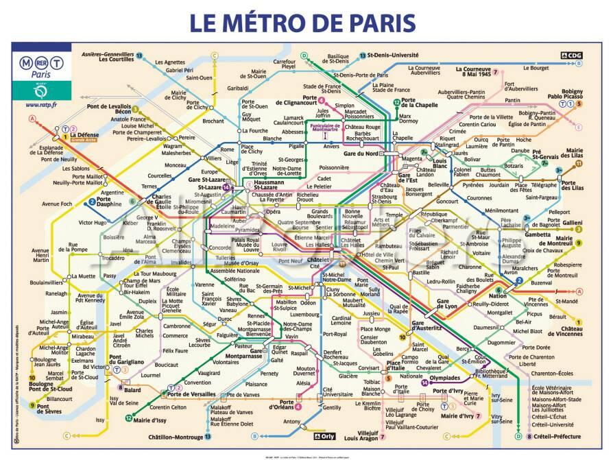 Carte Ratp Metro | imvt