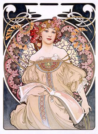 'Reverie' Giclee Print - Alphonse Mucha | AllPosters.com