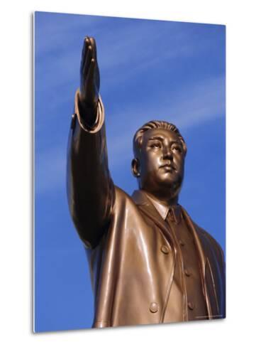 Bronze Statue, 30M High, of Great Leader, Mansudae Hill Grand Monument ...