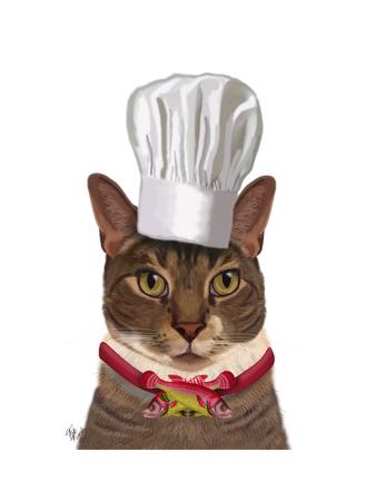 'Cat Chef' Print - Fab Funky | AllPosters.com