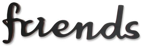 Friends Wood Sign at AllPosters.com