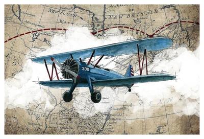 'Biplane 1' Posters - GraphINC Studio | AllPosters.com