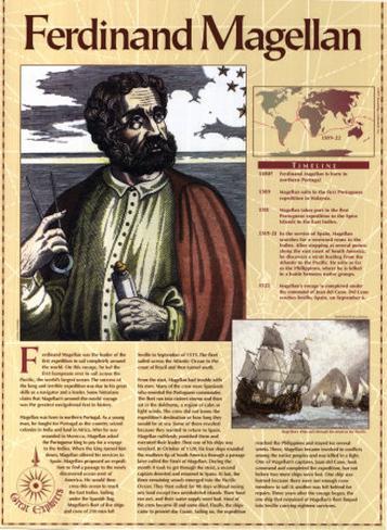 Great Explorers - Ferdinand Magellan Print at AllPosters.com