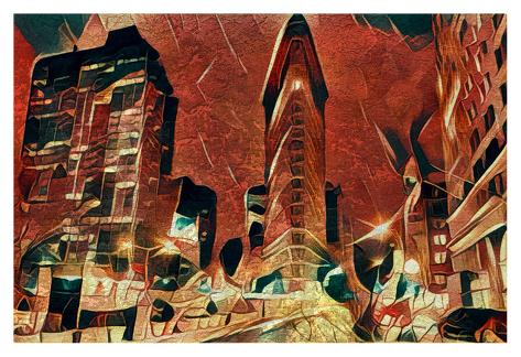 Distorted city scene 11 Prints by Jean-François Dupuis - at AllPosters ...